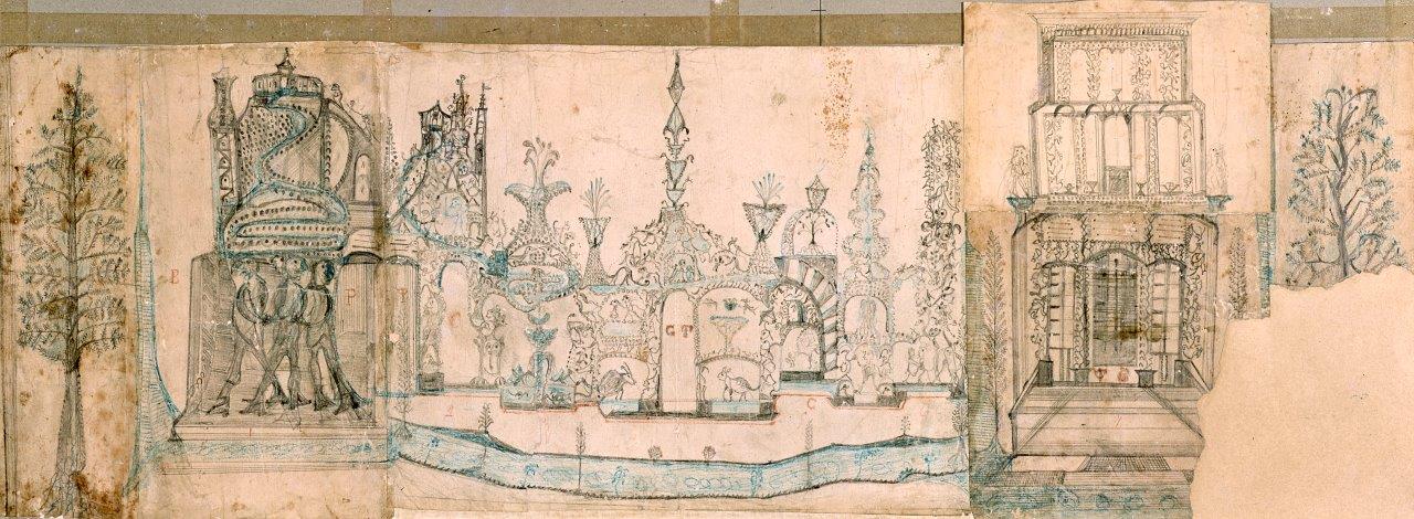 L’unique dessin du facteur Cheval - Le Palais Idéal du Facteur Cheval